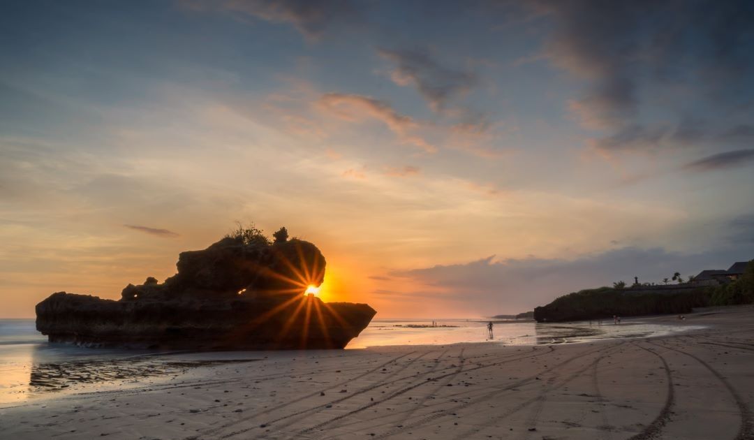 Visitbali - Enjoy The Sunset On ‘Your Private’ Black Sandy Beach